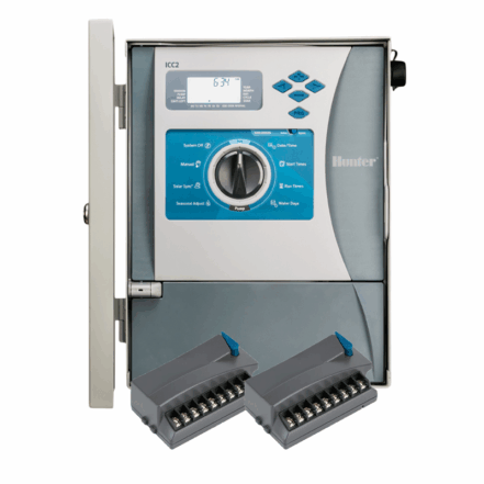 Hunter ICC2 16 Station Controller with Flow, Metal Enclosure (I2CF1600M ...